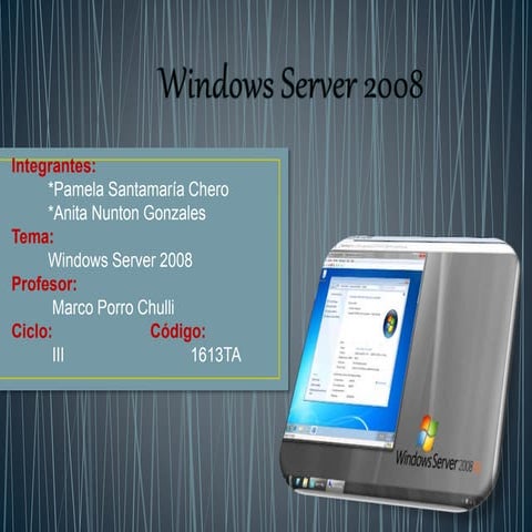 Windows server 2008 | PPTX