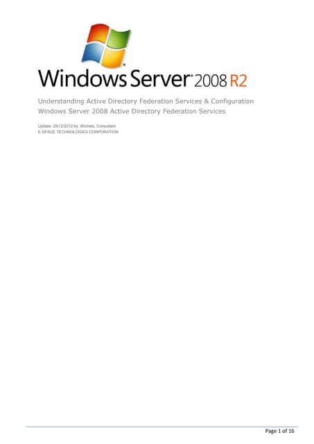 Windows Servers migration & upgrade | PPTX | Operating Systems | Computer Software and Applications