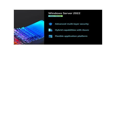 Windows server 2022 introduction, start screen | PDF | Operating ...