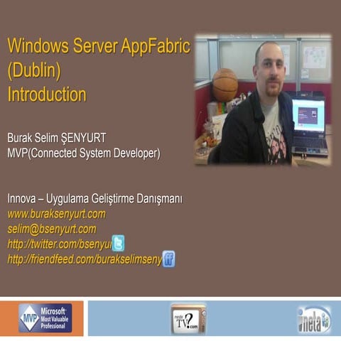 Windows Server App Fabric Introduction | PPT