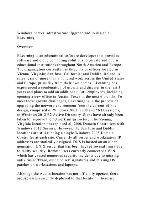 Domain Services for Windows: Best Practices for Windows ...