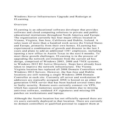 CMIT 391 LINUX IMPLEMENTATION PROPOSAL | PDF