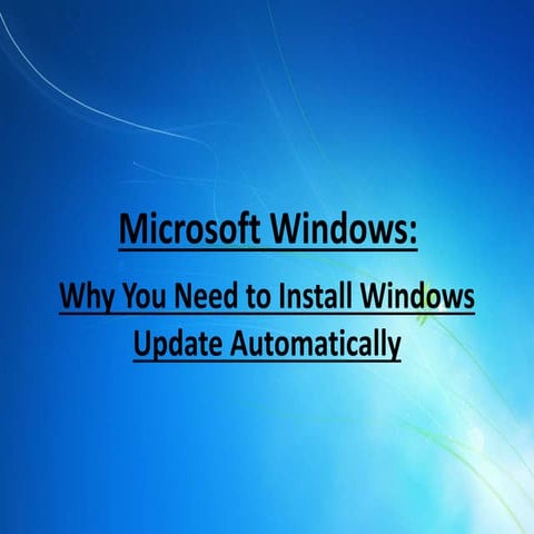 Windows updates by Rithyvong Neou | PPTX