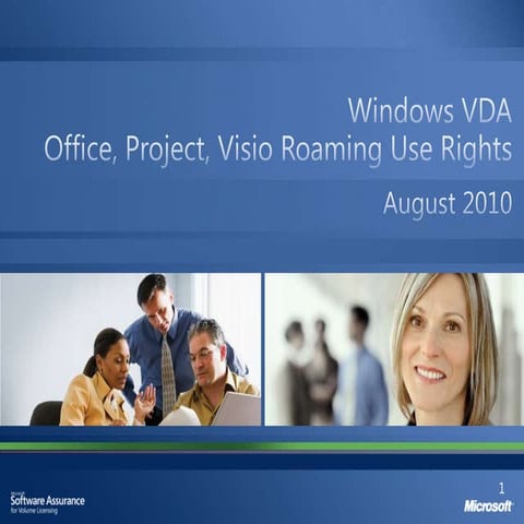 Windows vda office roaming licensing - august 18 10 | PPT