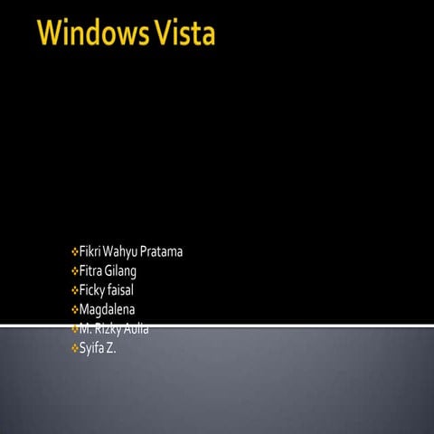 Windows vista | PPT