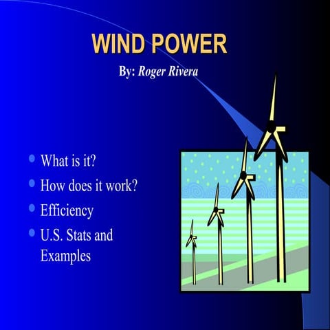 Windpower | PPT