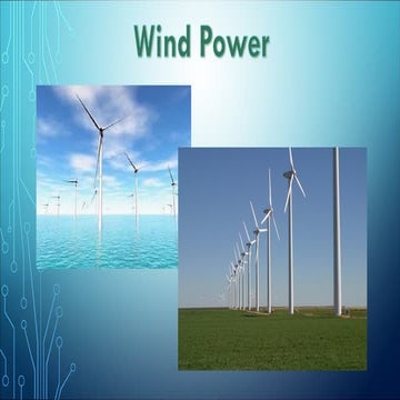 Wind power | PPT