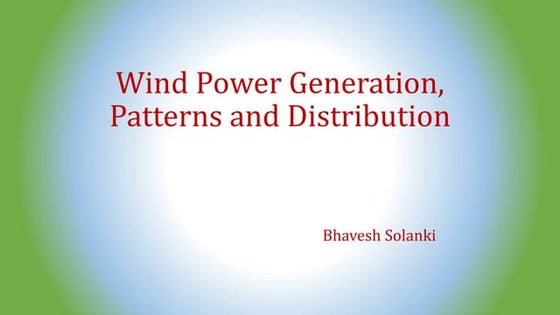 Site_selection_of_wind_power_plants.pptx | Weather | Science