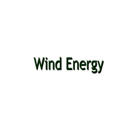 Wind Power Basics | PPT