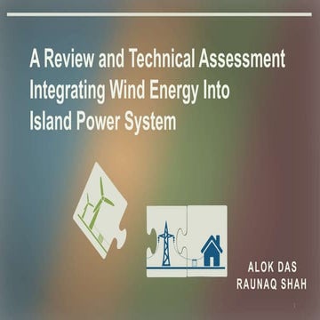 Wind power integration challenges | PPTX | Power and Energy Industry ...