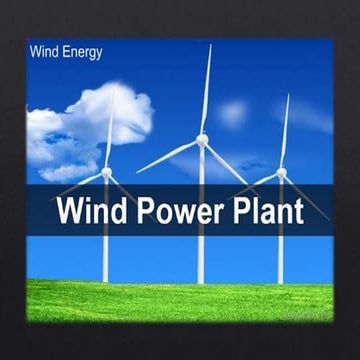 Wind power plant | PPT