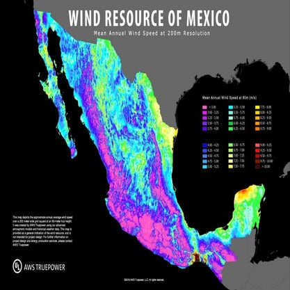 Wind resource map - Mexico | PDF
