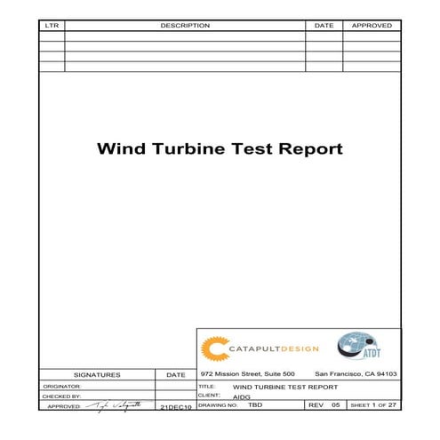 Wind tunnel testing_report | PDF