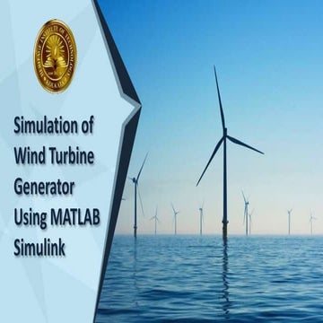 Wind Turbine Generator Simulation Project Ppt Pptx