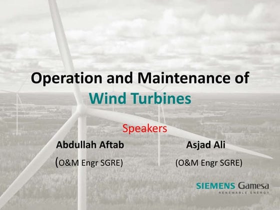 Horizontal Axis Wind Turbine Ppt