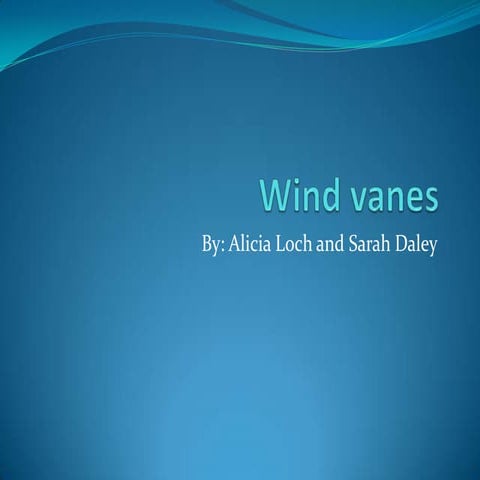 Wind vanes pd. 5 | PPTX