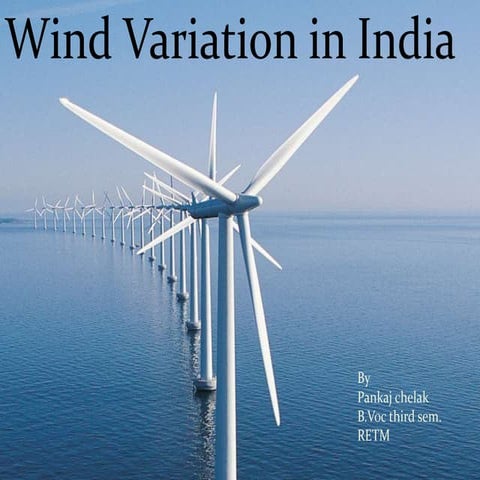 Wind variation in india | PPTX
