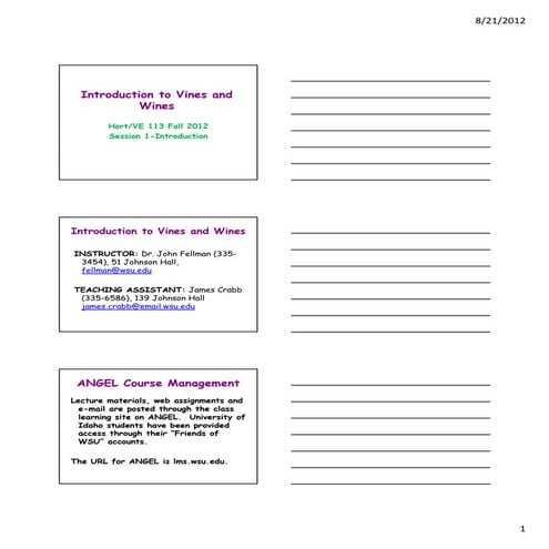 Wine lect1 | PDF