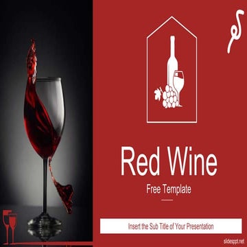 Diapositivas con temática de vino tintos | PPT