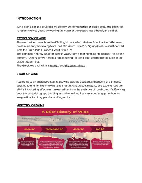 Wine production and its applications | PPT