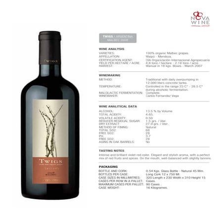 Wine sell sheet | PDF