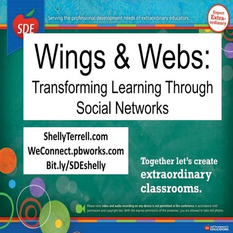 Wings and Webs: Transforming Learning Through Social Networking | PDF