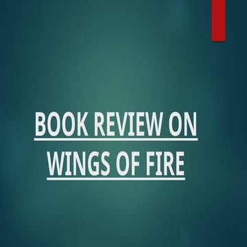 Wings of Fire Book by Dr. A.P.J Abdul Kalam Full PDF | PDF