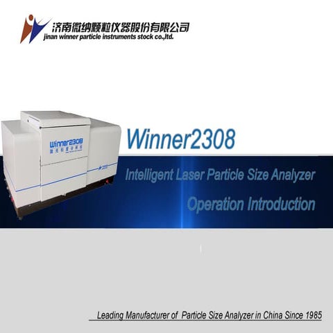 MS3000-Presentation Malvern Particle size analyser | PDF