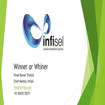 Winner or whiner | PPT