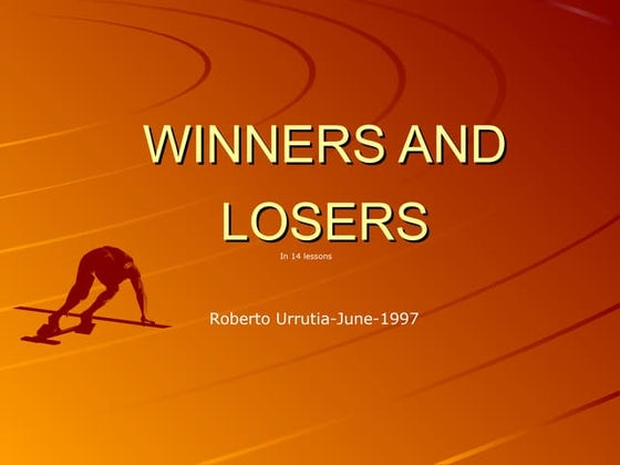 Winner and looser | PPT