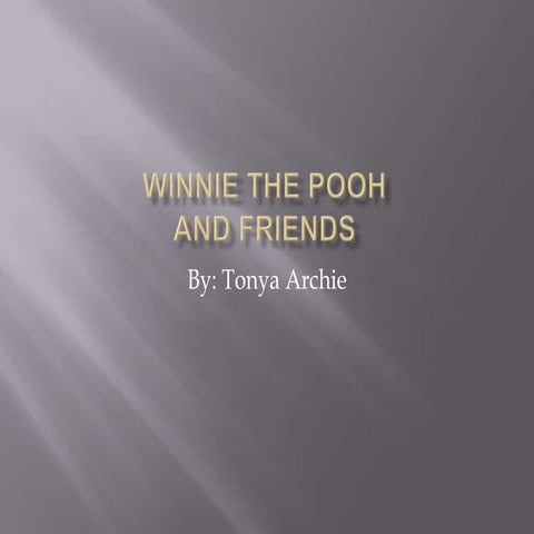 Winnie the pooh | PPTX