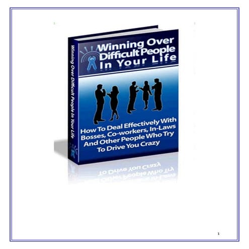 How to handle difficult people | PPTX