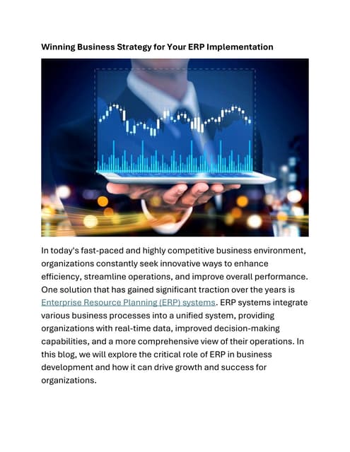 The Role of ERP in Enabling Digital Transformation in Enterprise.pdf ...