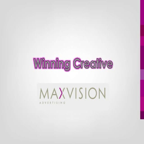 Winning creative | PPTX