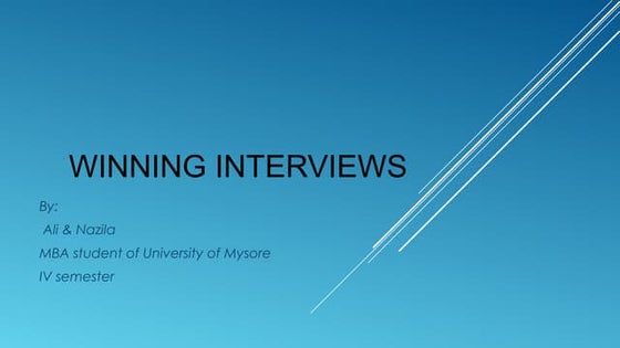 dosanddontsforjobinterview | PDF