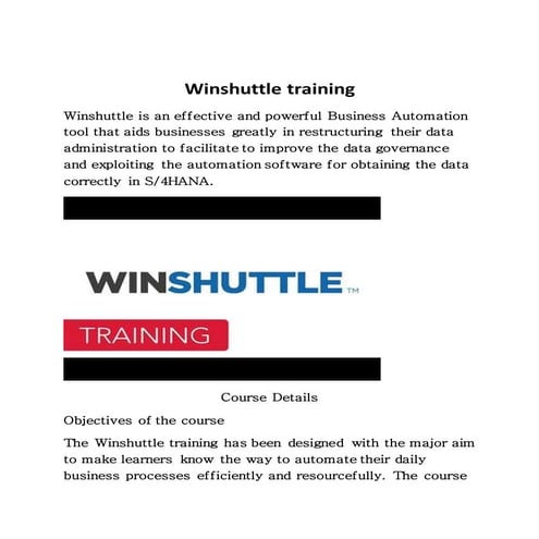 Winshuttle | DOCX