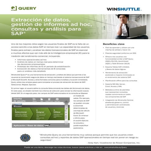 Winshuttle transaction-productbrochure-es | PDF