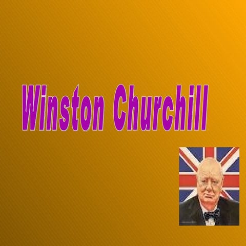 Winston Churchill Presentation | PPTX