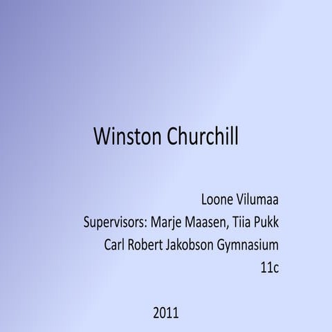 Winston churchill | PPTX