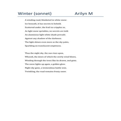 Winter | DOCX