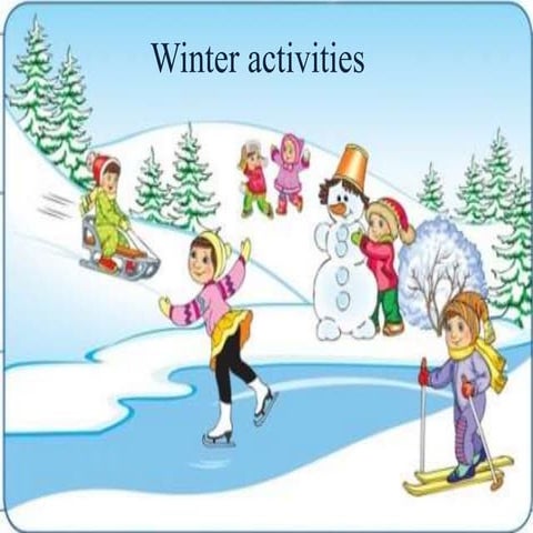 Winter activities | PPTX