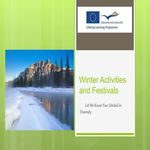 Winter activities and festivals | PPTX