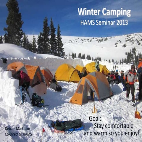 CMC HAMS Winter Camping | PPT