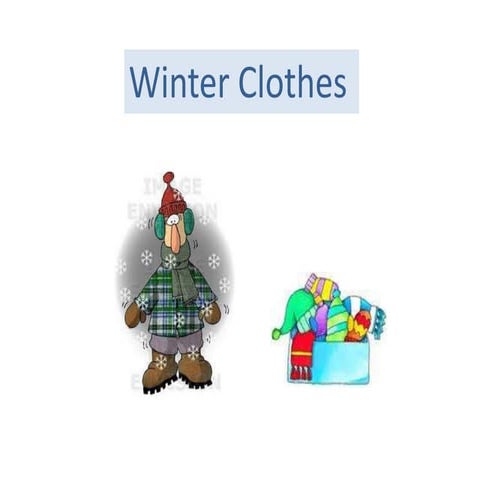 Winterclothes | PPTX