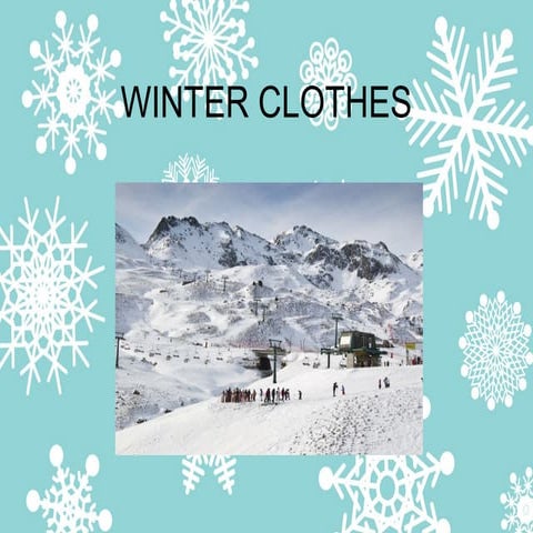 Winter clothes | PPT
