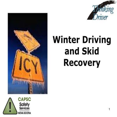 Safe Winter Driving | PPTX