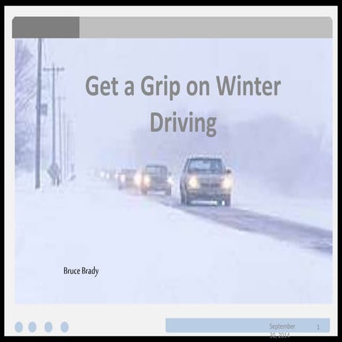 Winter Driving | PPTX