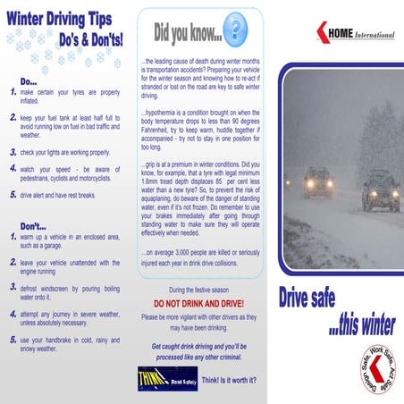 Winter Driving Tips | PPT