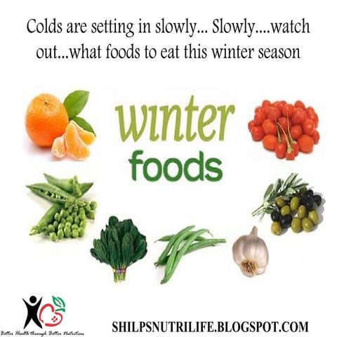 Foods to keep you warm this winter | PPT