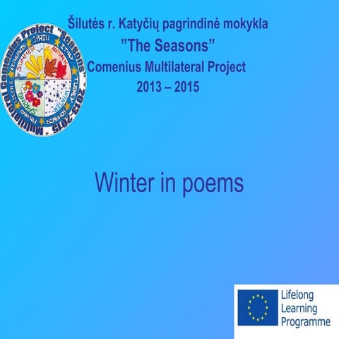 Winter in poems | PPT
